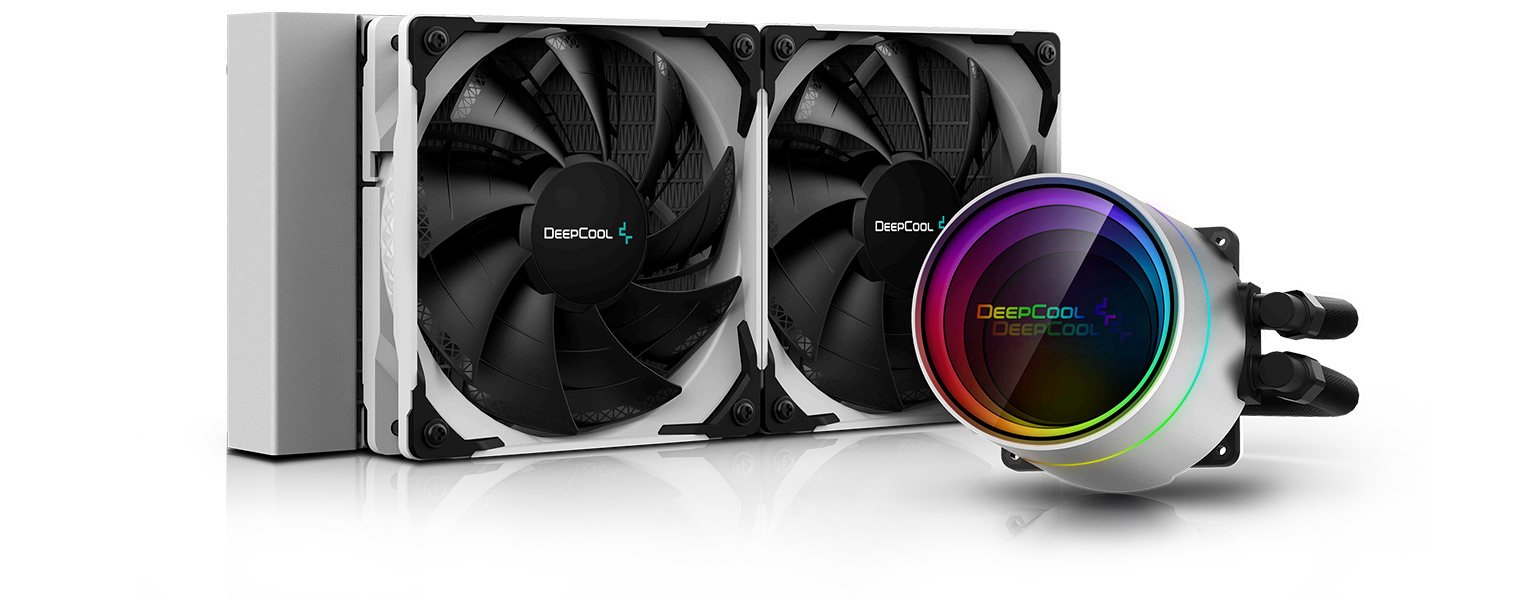 CASTLE 240EX WHITE - DeepCool